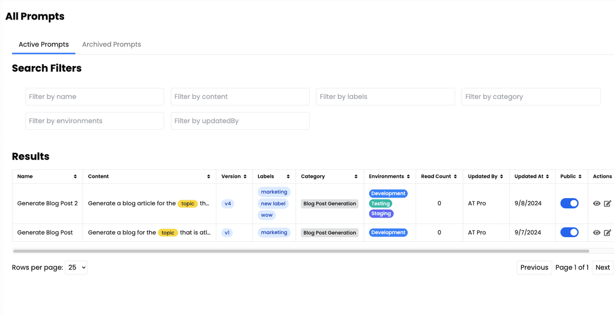 Promptify - AI Prompt Management System