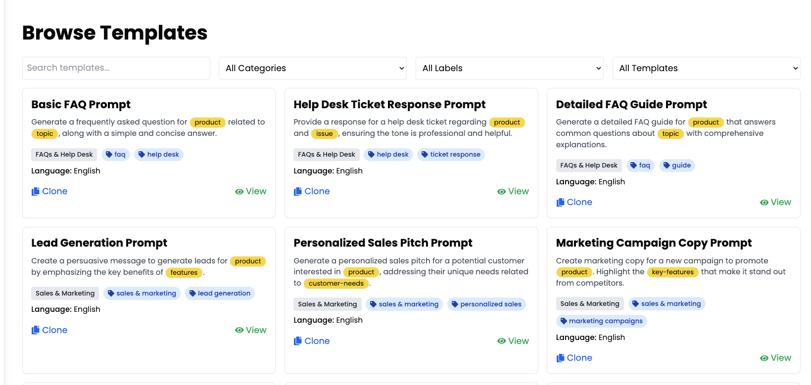 Promptify - AI Prompt Management System